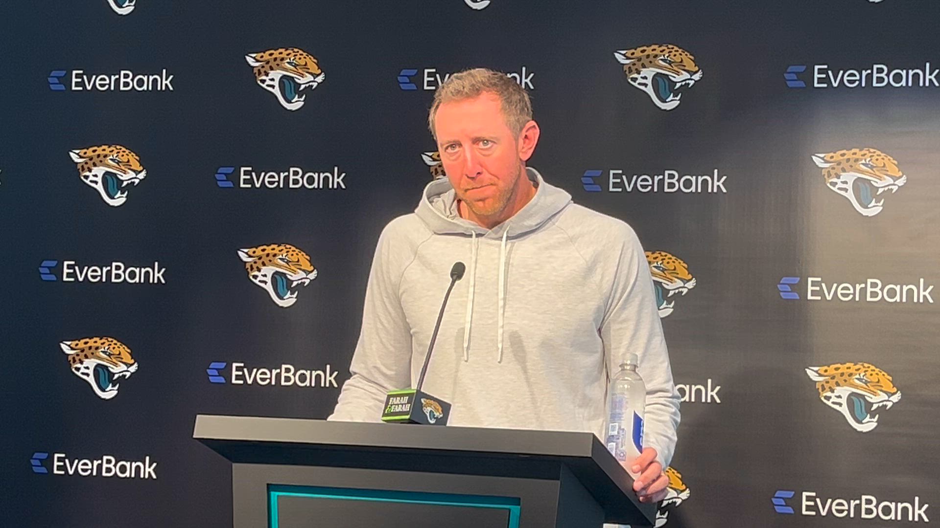 Jacksonville Jaguars HC Liam Coen on QB Trevor Lawrence