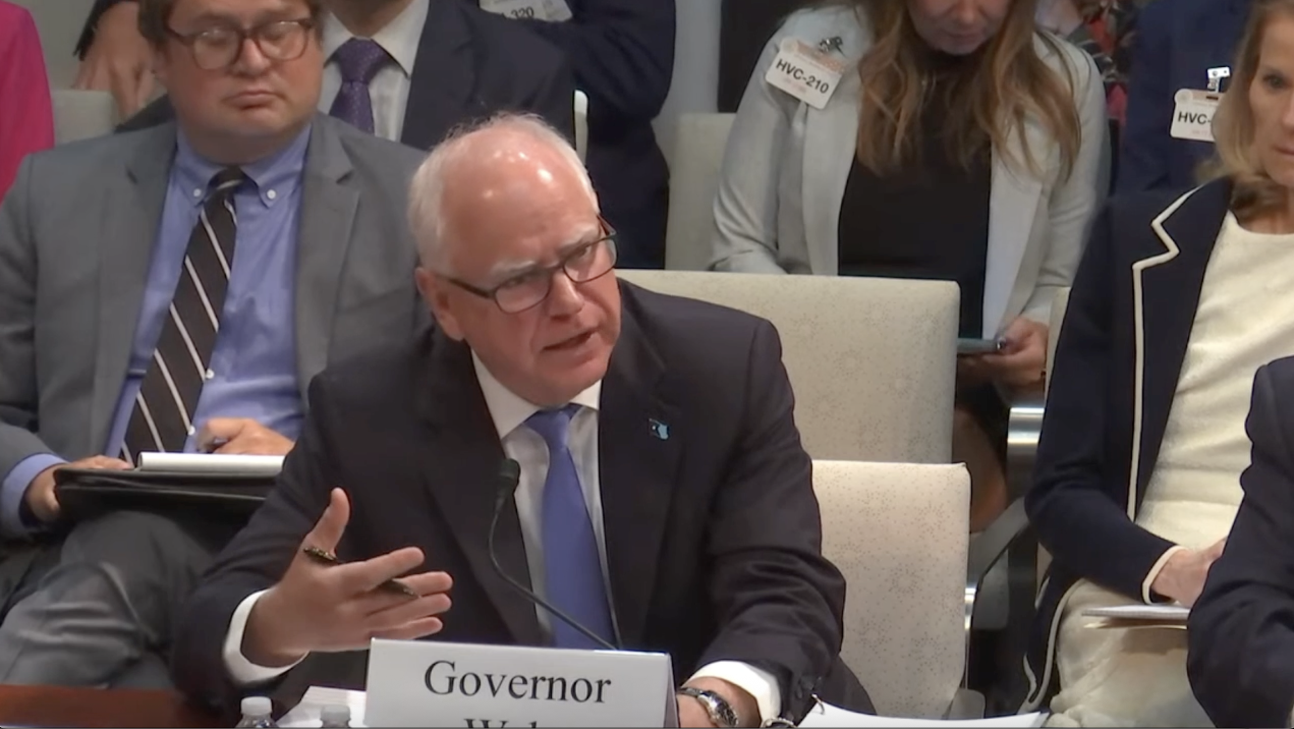 'It's dangerous': Tim Walz speaks out against masked ICE agents during ...