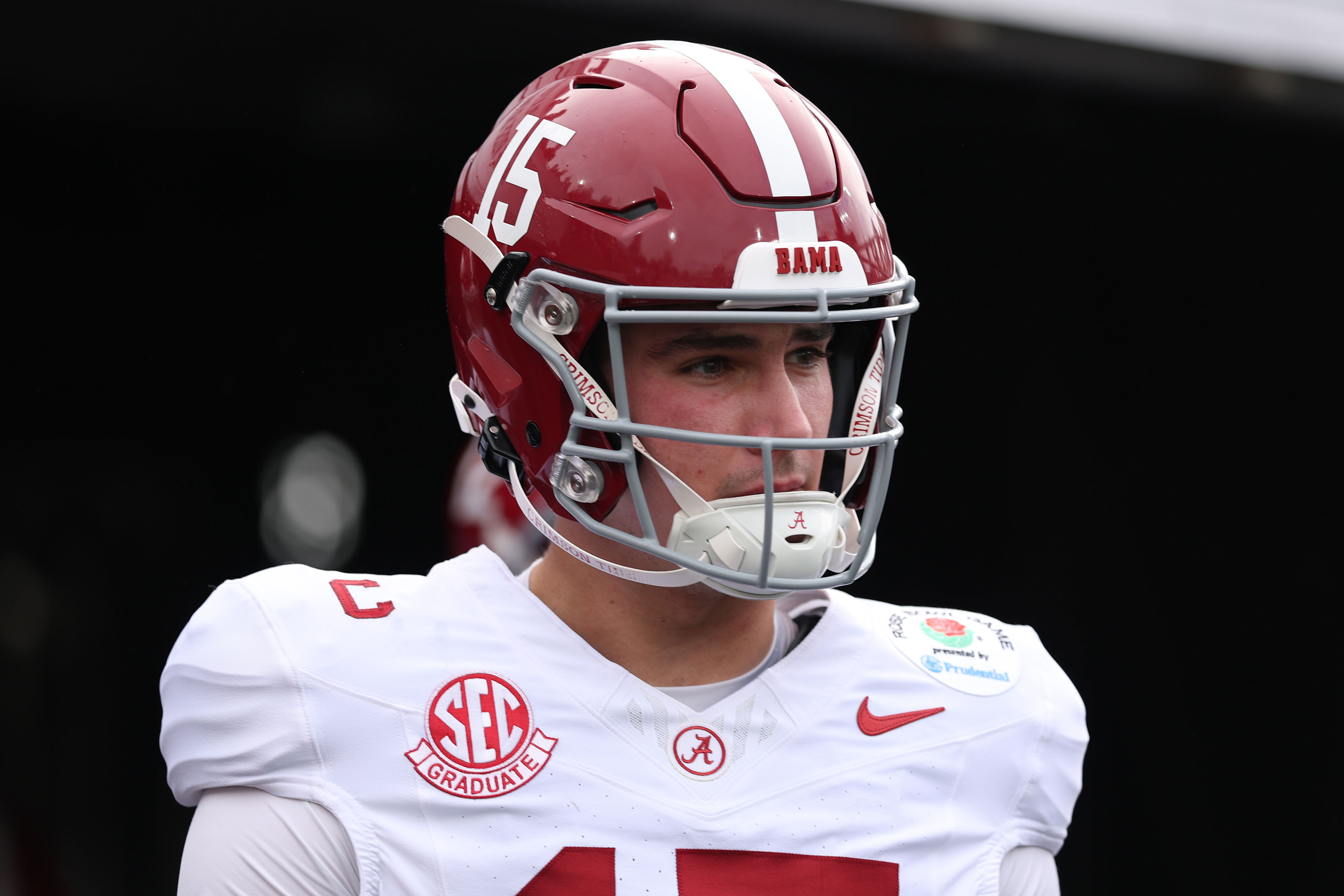 Alabama’s Ty Simpson gets blunt advice from AJ McCarron on NFL draft