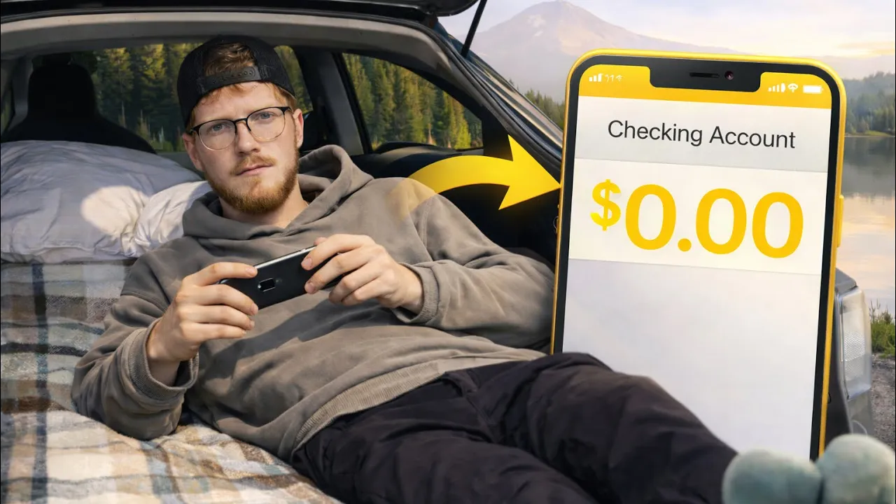 $0 cross-country road trip challenge | Survival on the road day 3