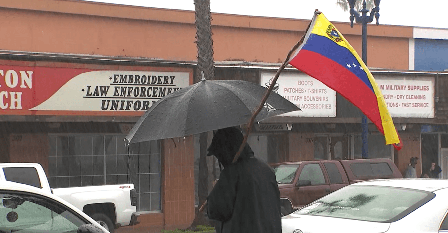 North County residents rally over US operation in Venezuela