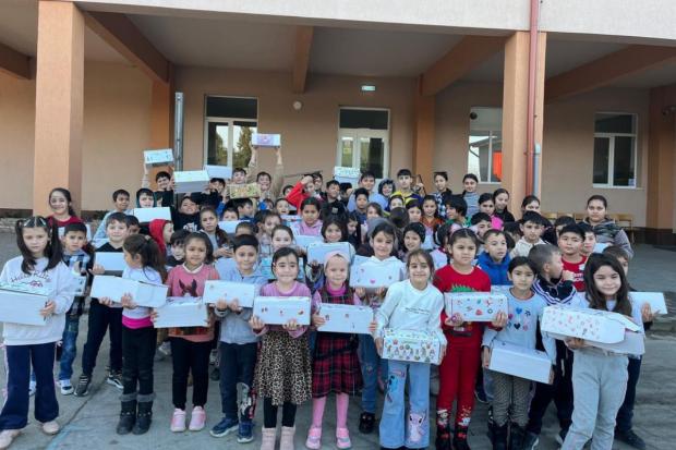 Shoeboxes filled with gifts delivered to thousands of children