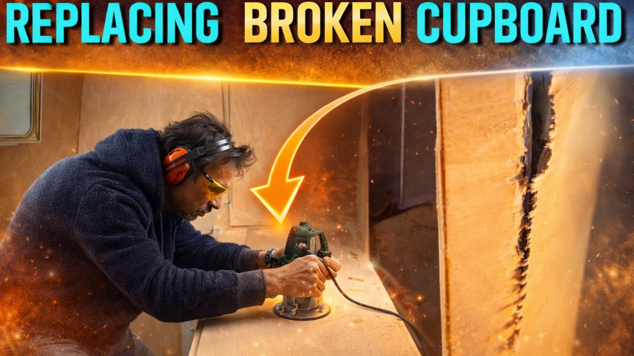 Replacing a broken cupboard