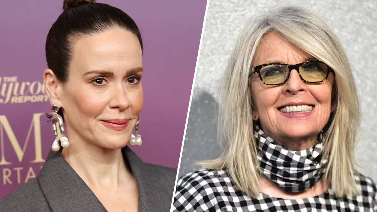 Actrice Sarah Paulson eert Diane Keaton met tatoeage op haar pols