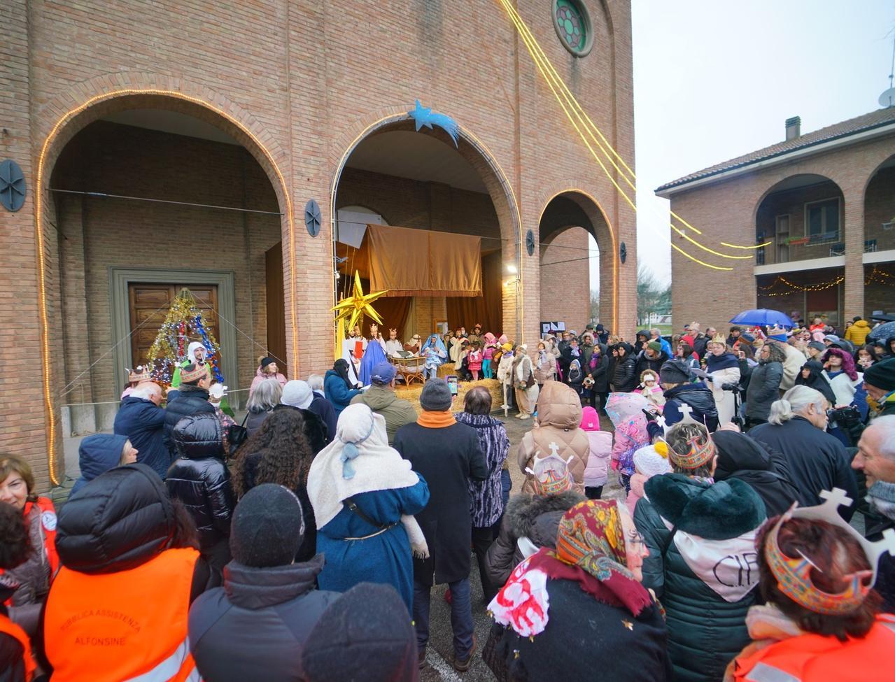 Ad Alfonsine il corteo dei Re Magi. Presepe vivente e un concerto