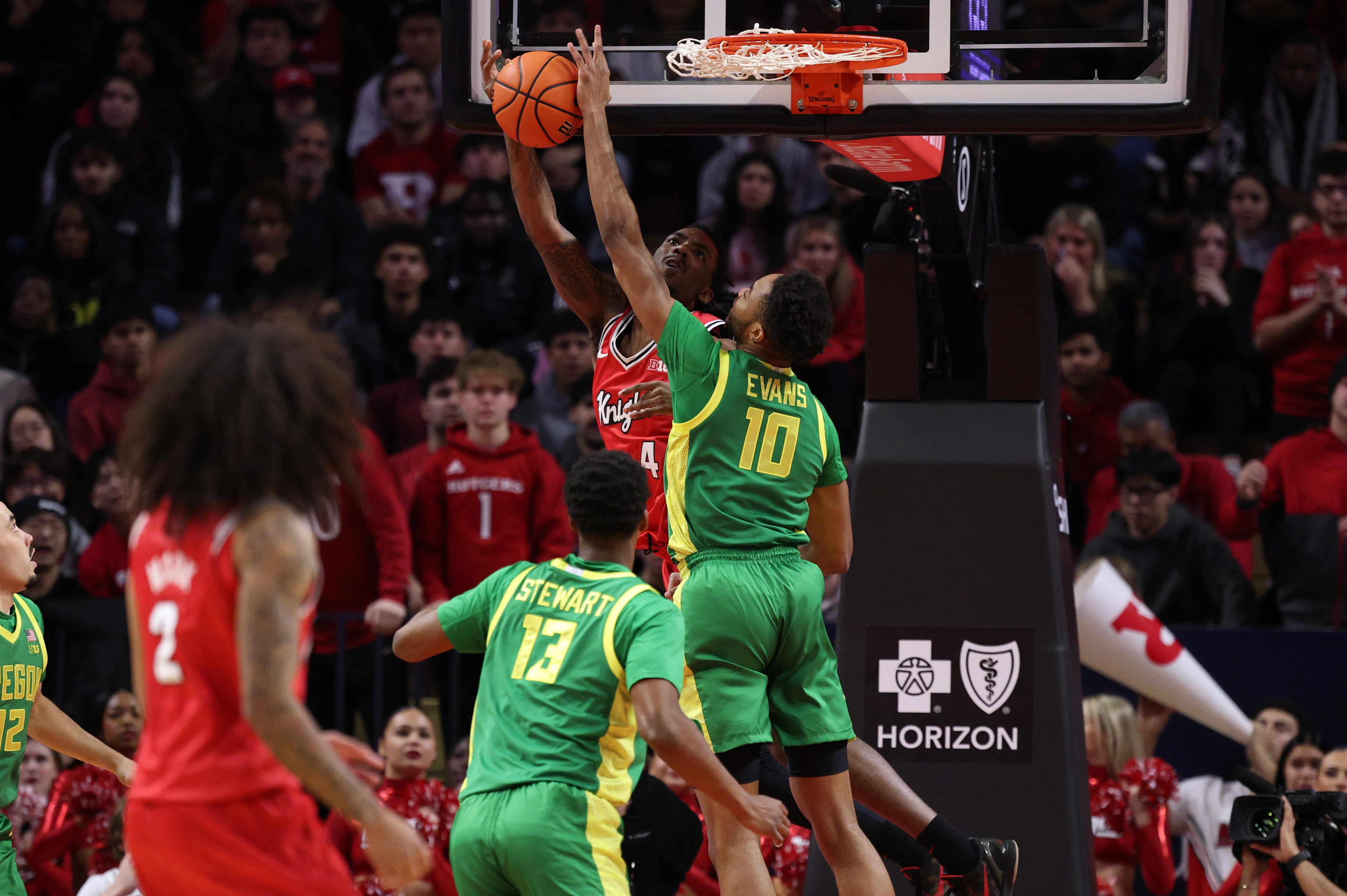 Oregon men get career night from Wei Lin but lose in OT to Rutgers