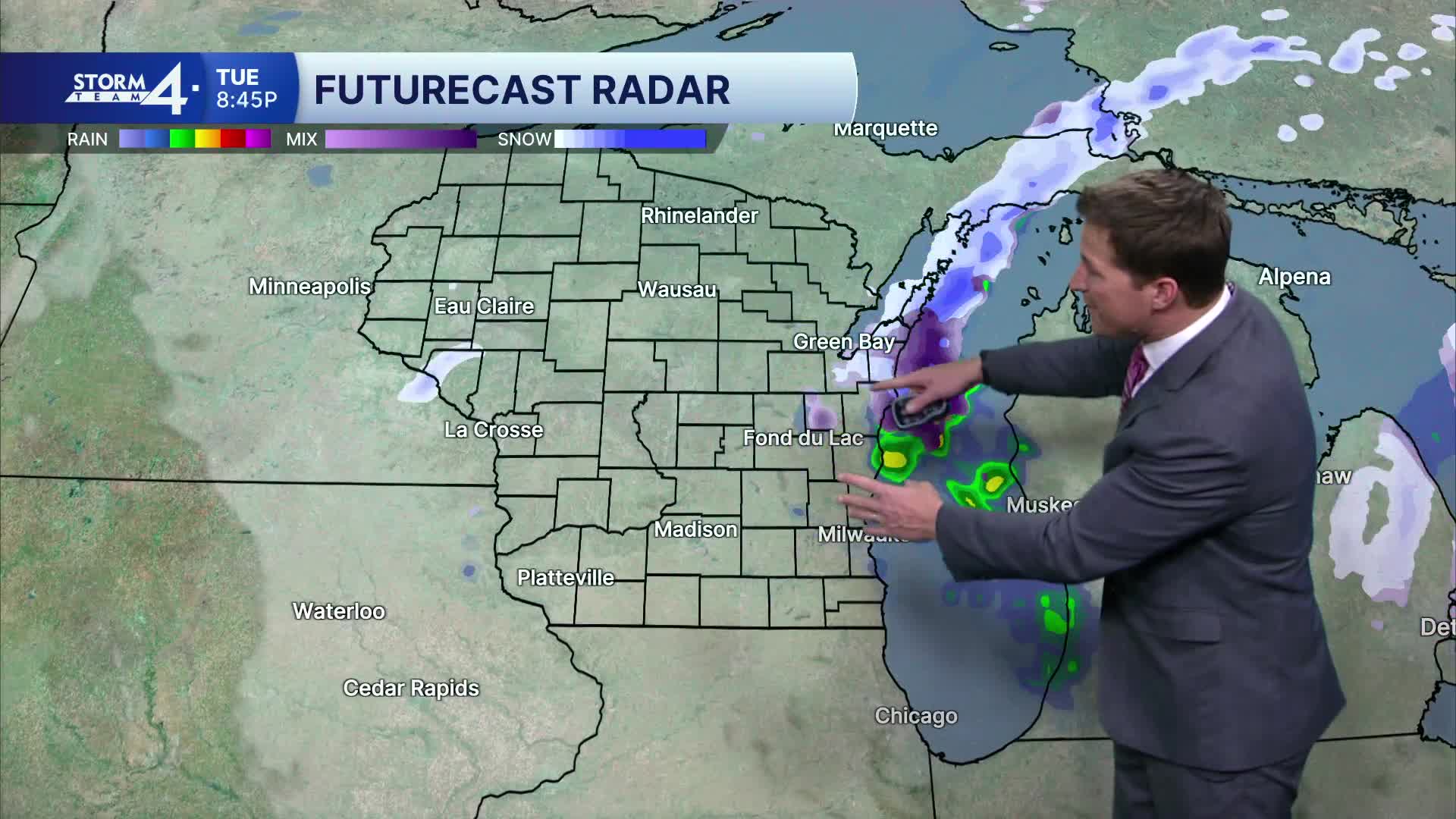 Southeast Wisconsin weather: Mostly rain in the forecast