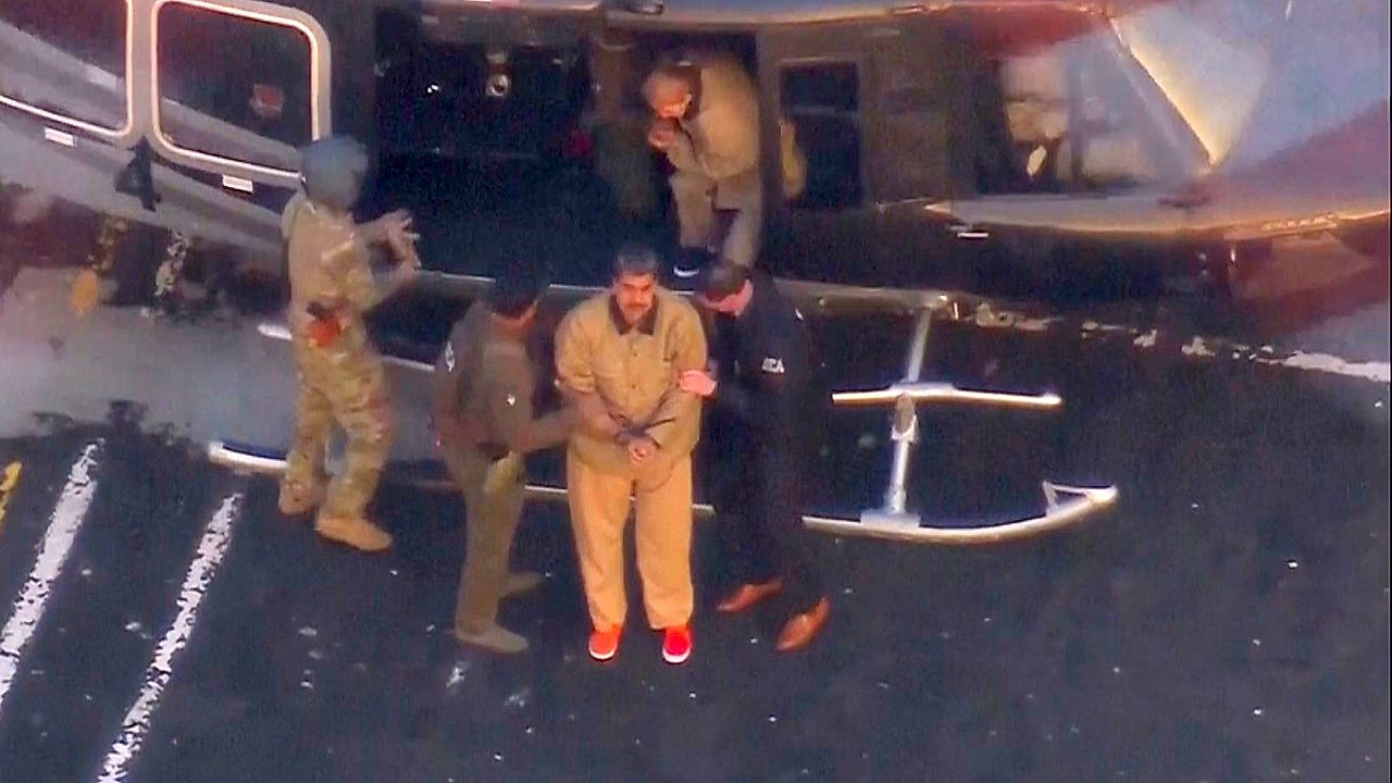 Venezuelan President Nicolás Maduro appears in New York court