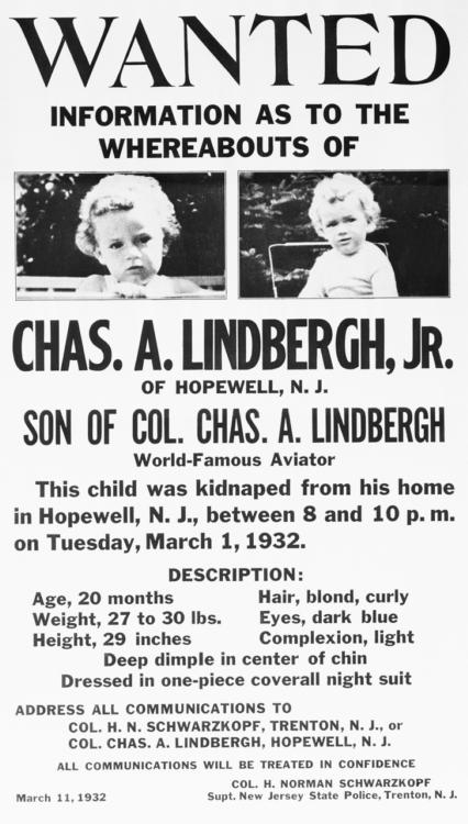 En 1932, le fils de l’aviateur Lindbergh disparaît : plongée dans l’un ...