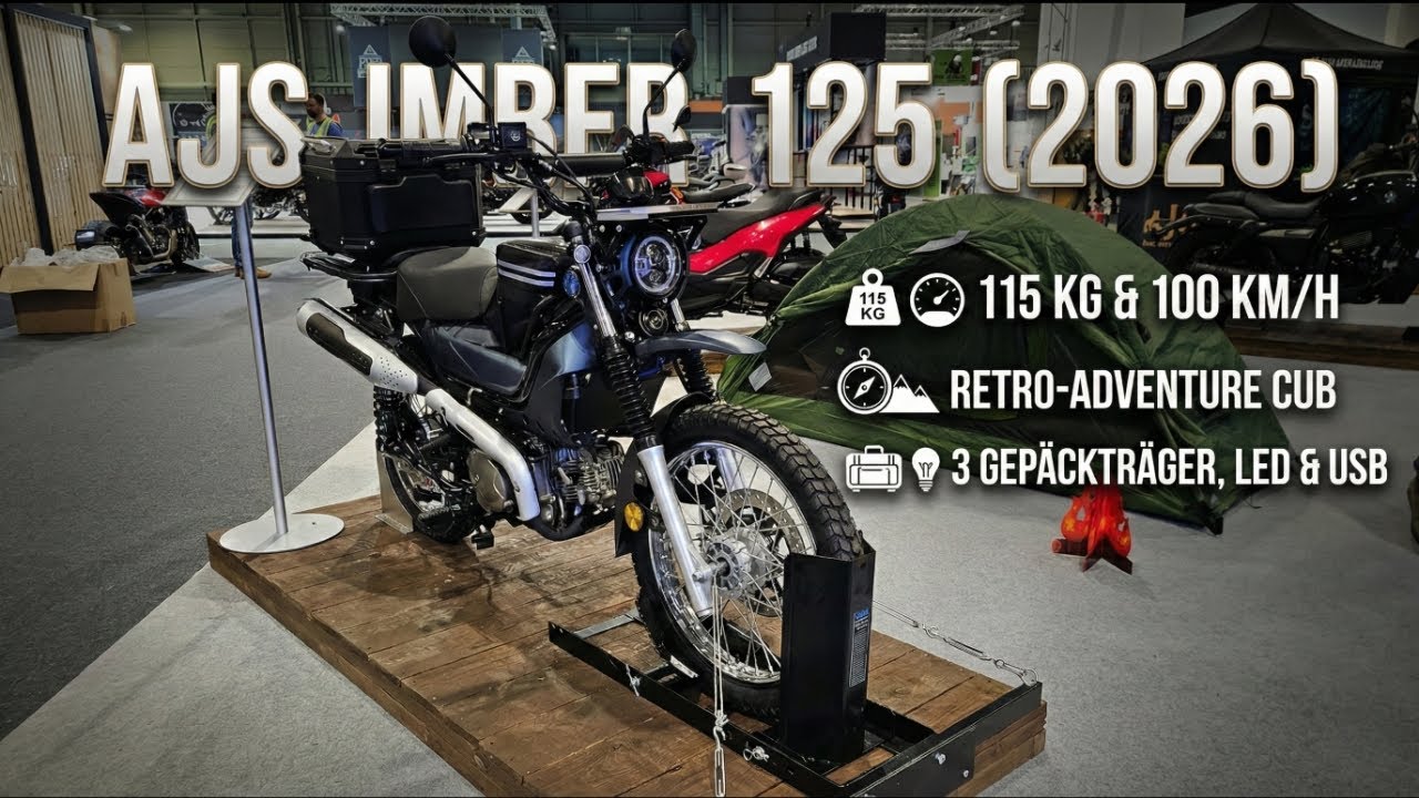 AJS Imber 125 (2026): Adventure-Cub mit 125 ccm und Retro-Style