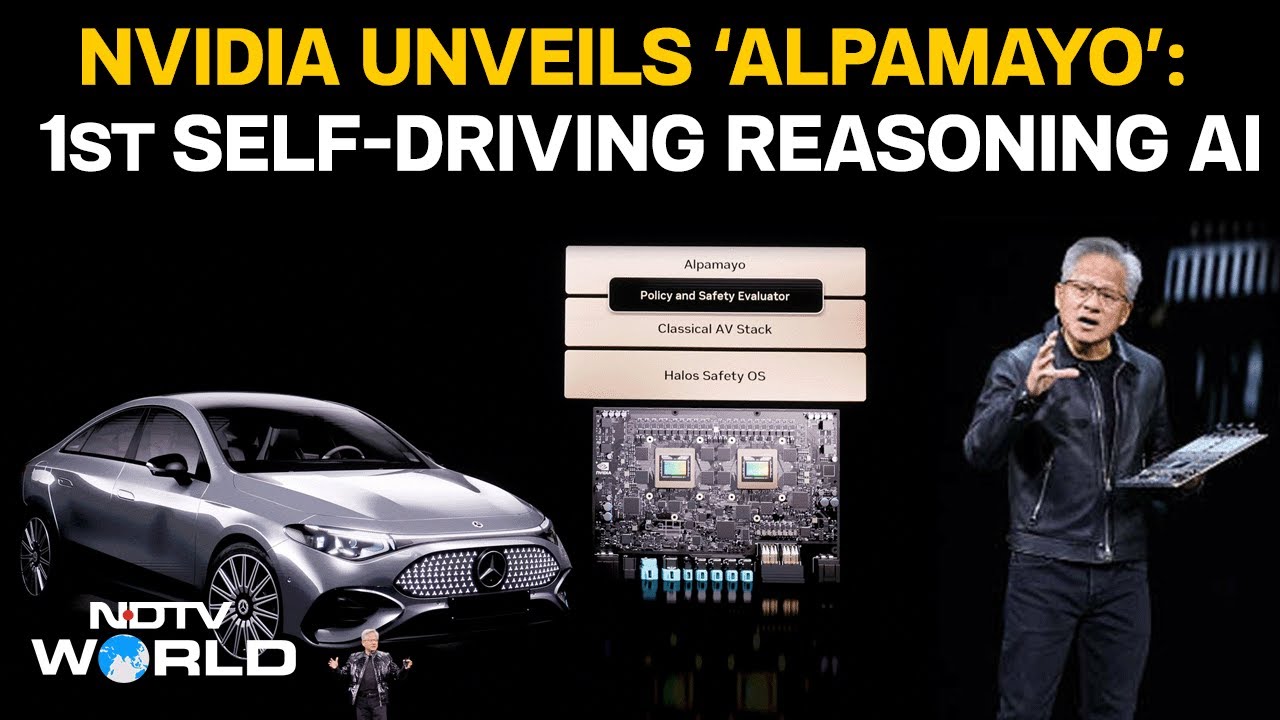 NVIDIA unveils 'Alpamayo', world's 1st reasoning AI for autonomous cars