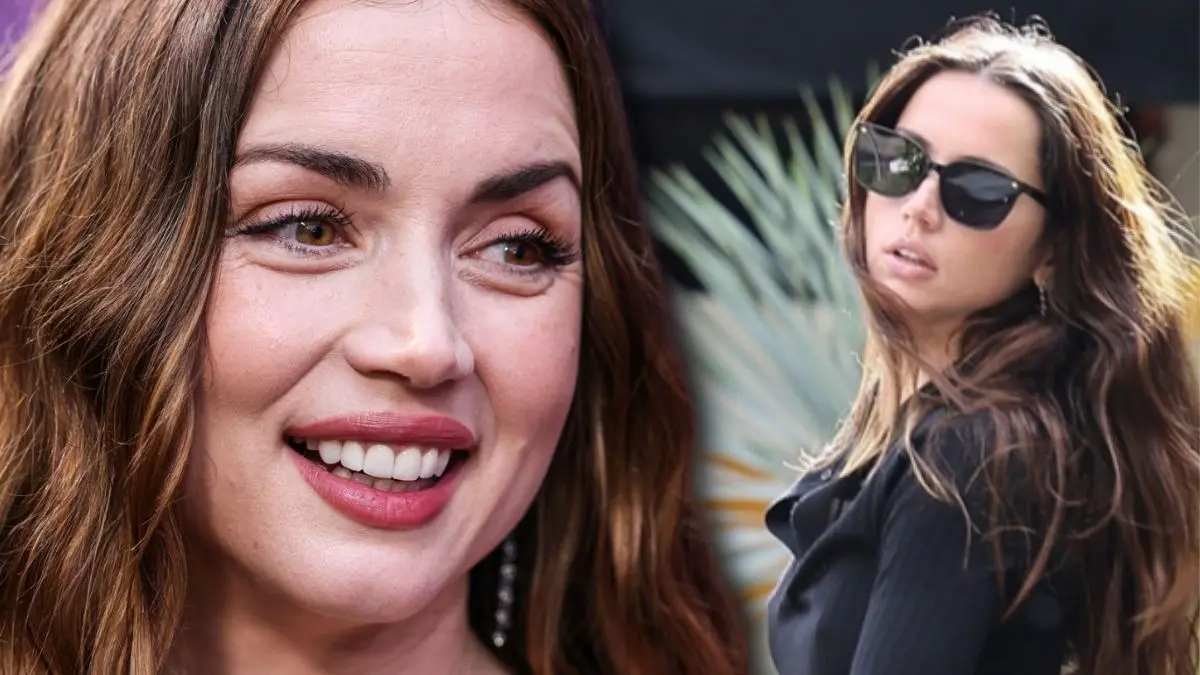 Ana de Armas flaunts toned legs in classic blue jeans after gym