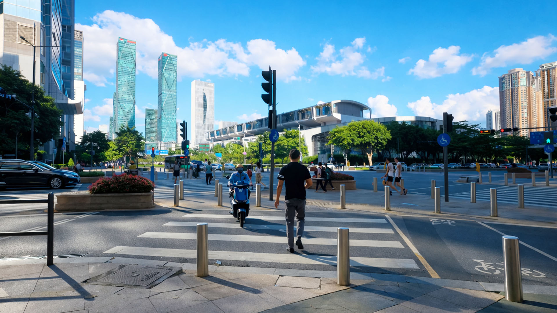 Balade dans le quartier technologique de Shenzhen en Chine