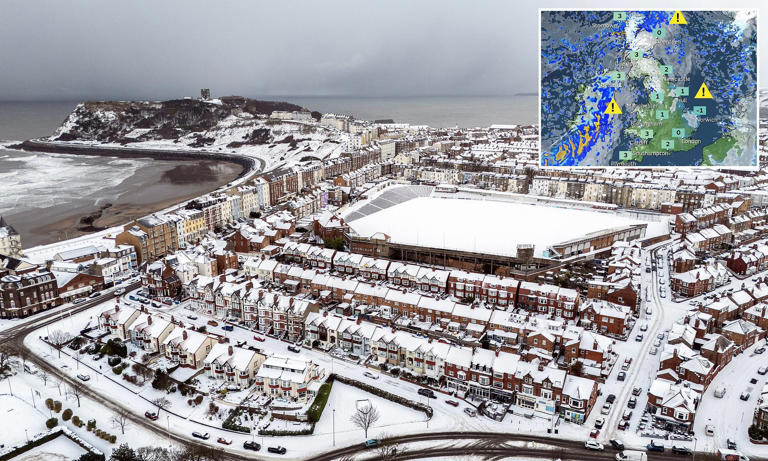 Schools shut, trains and flights cancelled and roads close - and ...