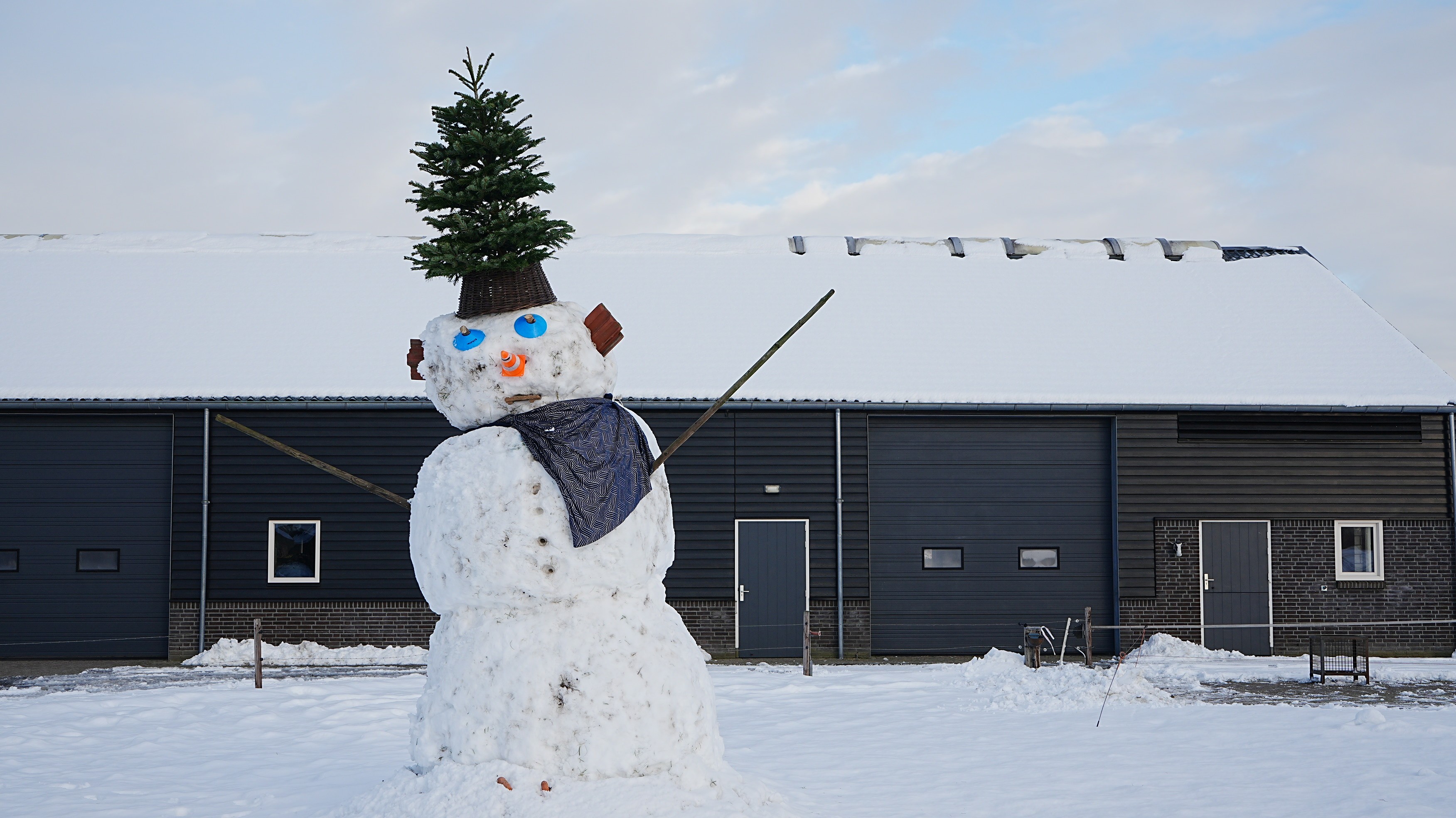 Zo veel sneeuw valt er nog deze week