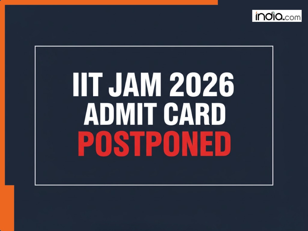 IIT JAM 2026 admit card not releasing today; revised schedule for hall ...