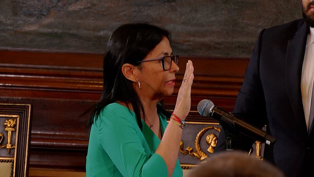 Delcy Rodriguez vows unity and stability as she is sworn in as ...