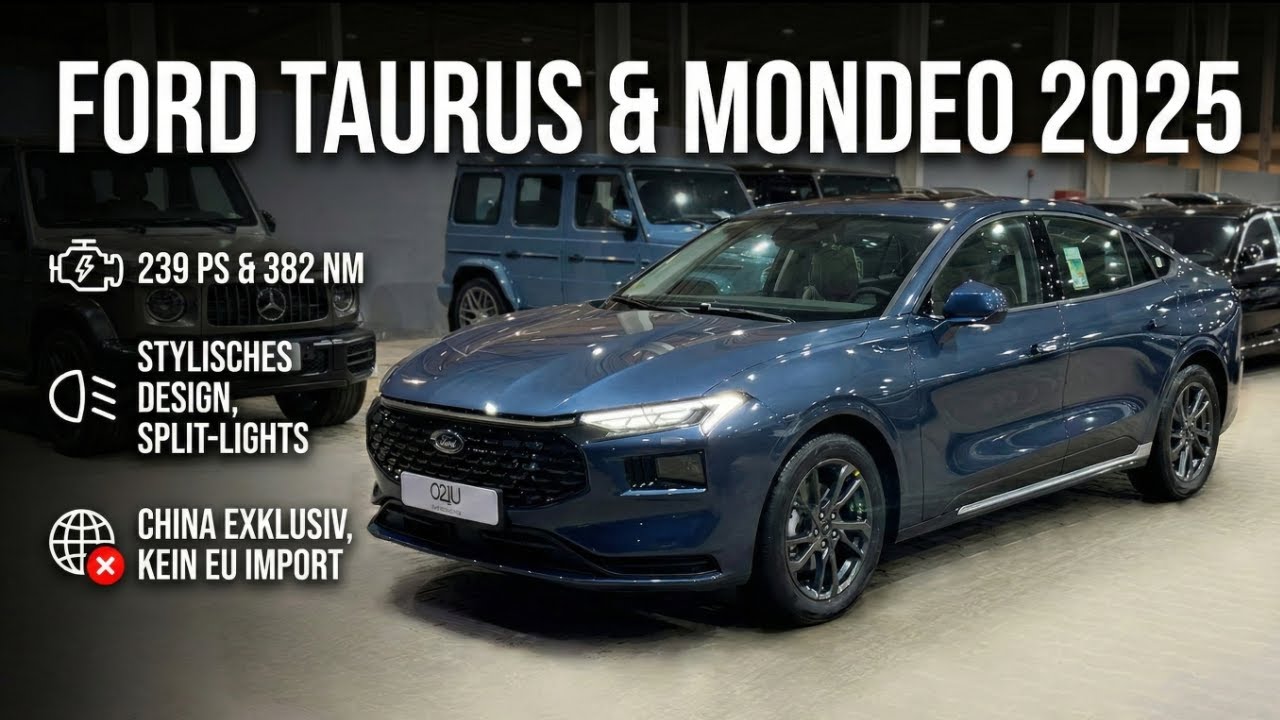 2025 Ford Taurus: Limousine mit 239 PS & stylischem Design
