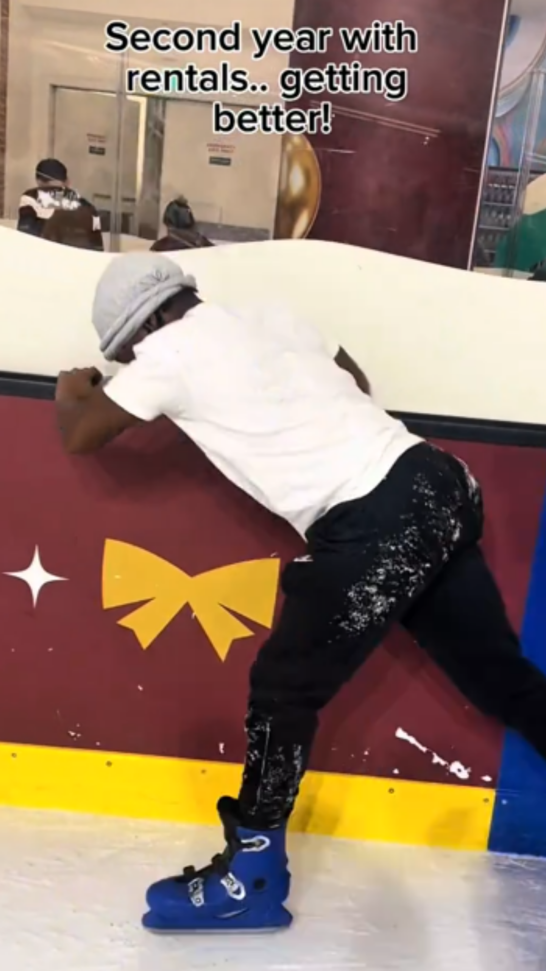 Ice skating journey: First-year struggles vs. later skills