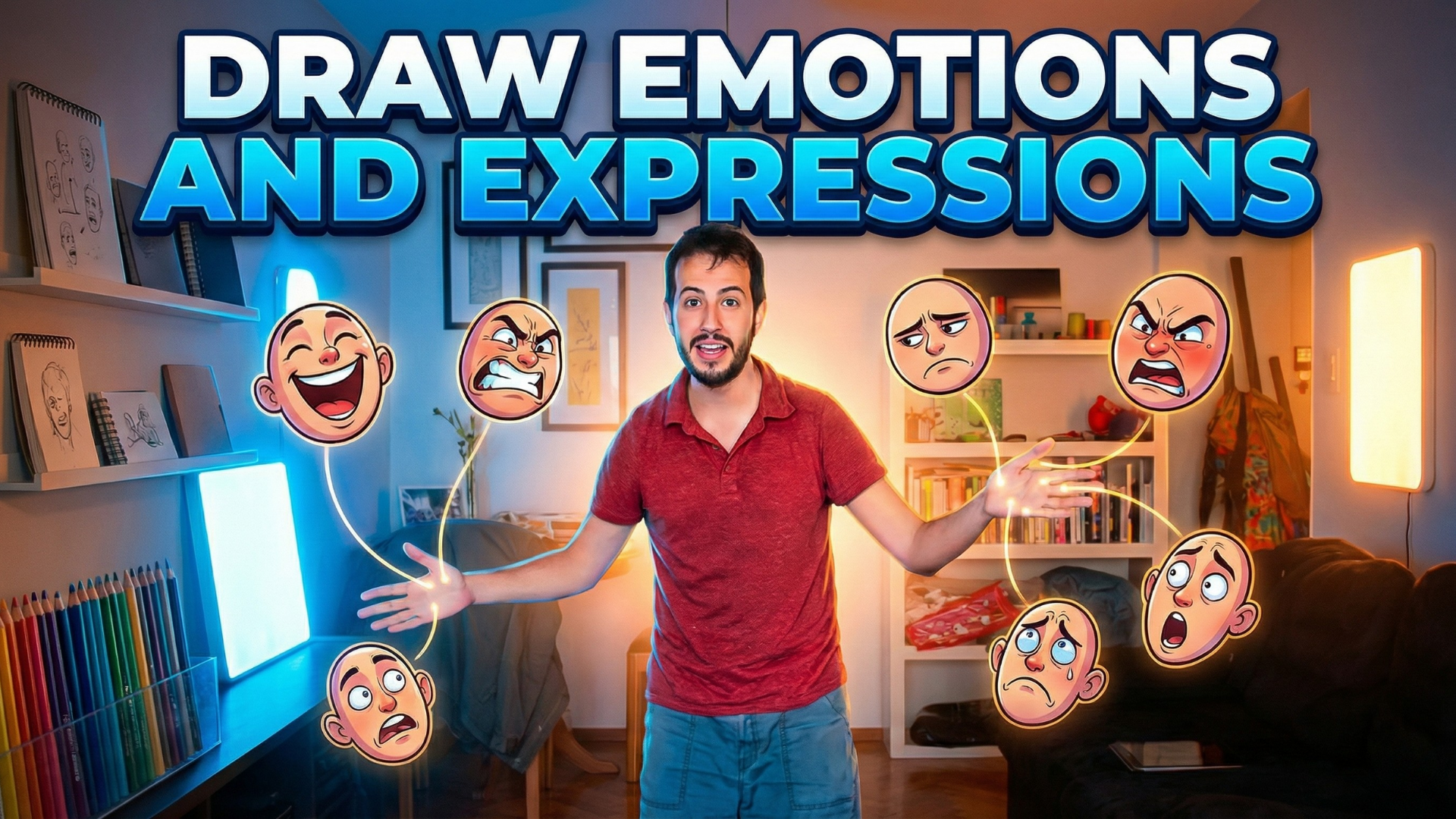 Learn to master drawing acting and expressions: Bring your characters ...