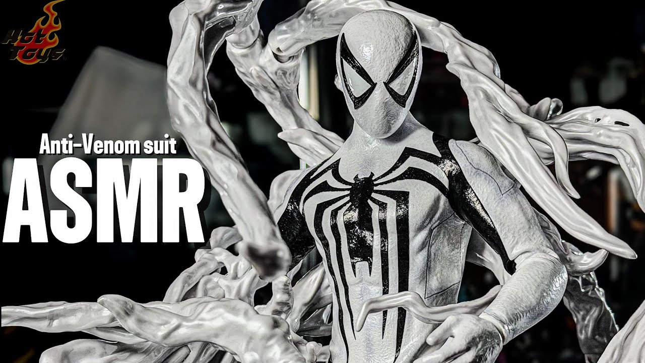 Hot Toys Anti-Venom Spider-Man ASMR unboxing