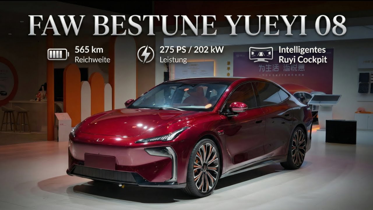 E-Limousine FAW Bestune Yueyi 08: Design & Technik im Check