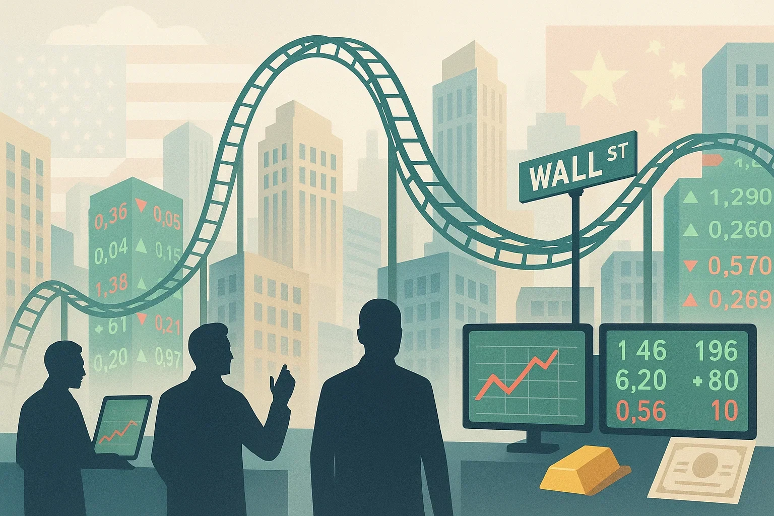 US midday market brief: Dow jumps 800 points to record high as traders ...