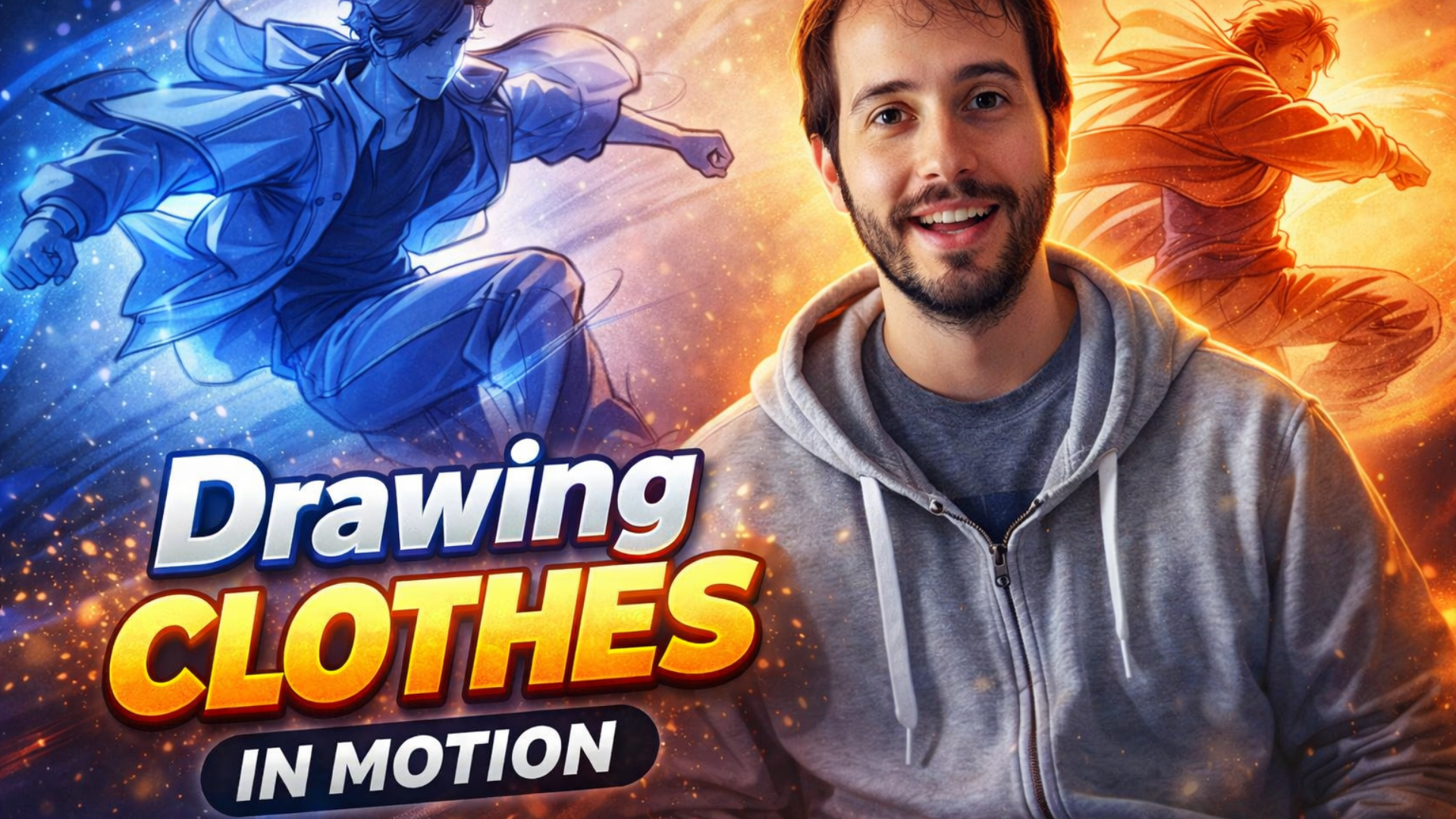 Master drawing clothes in motion: A step-by-step process tutorial