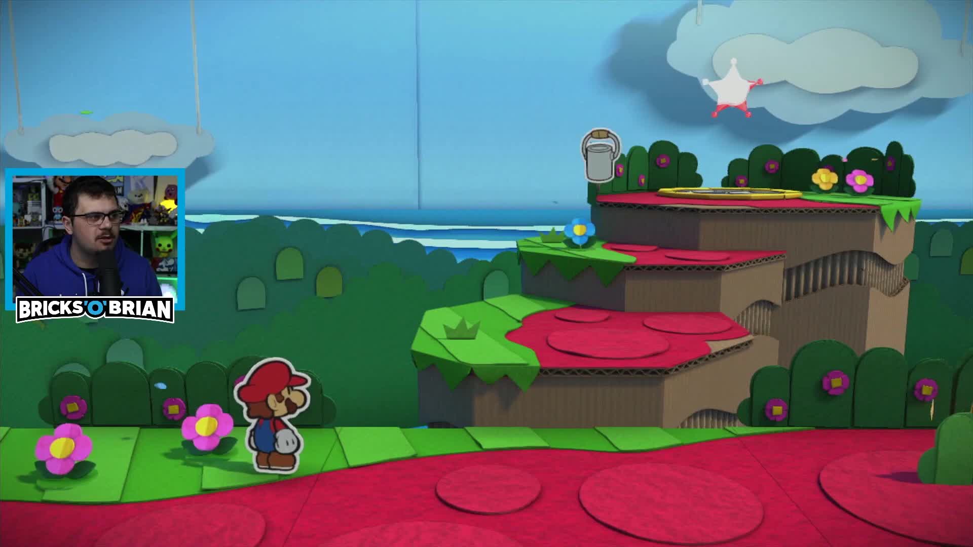 Rolling up some adventure! - Paper Mario Color Splash with Bricks 'O' Brian
