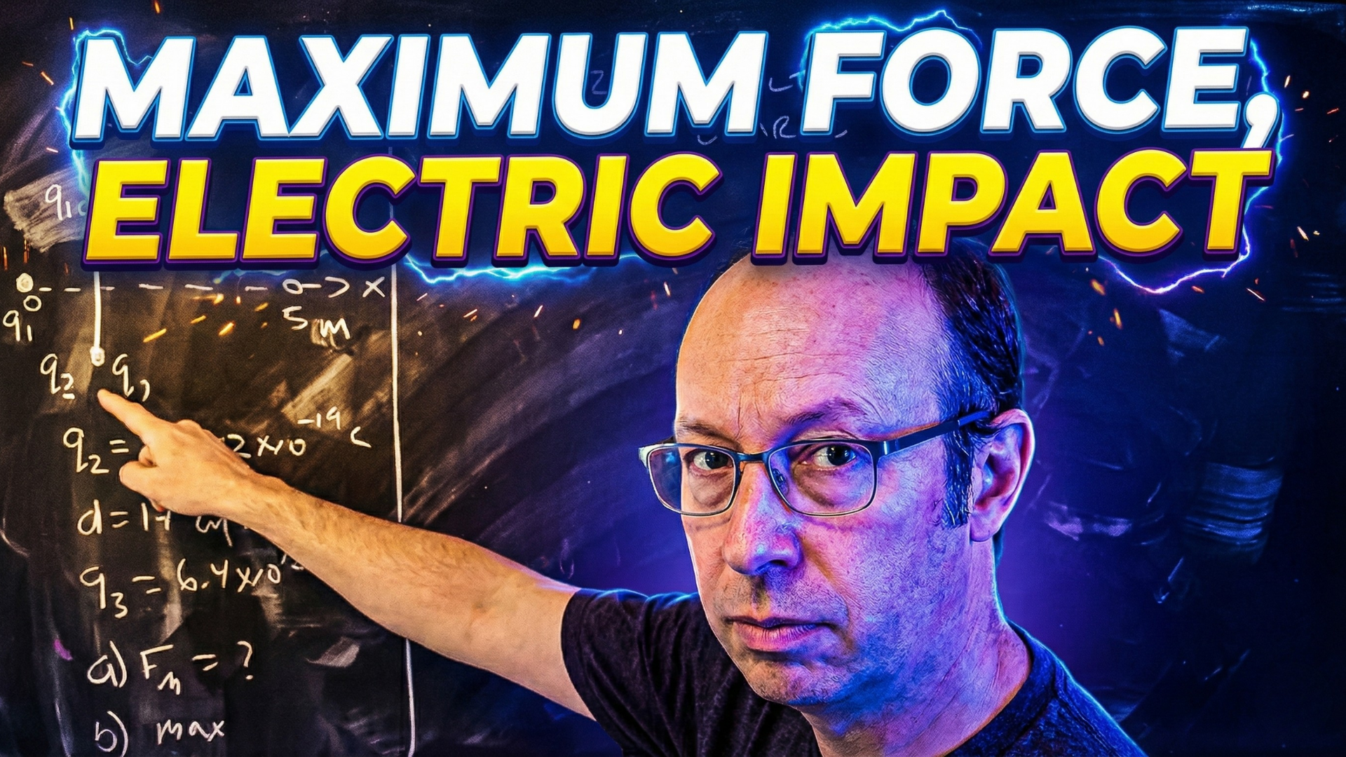 Physics problem: Calculating the maximum force between two electric charges