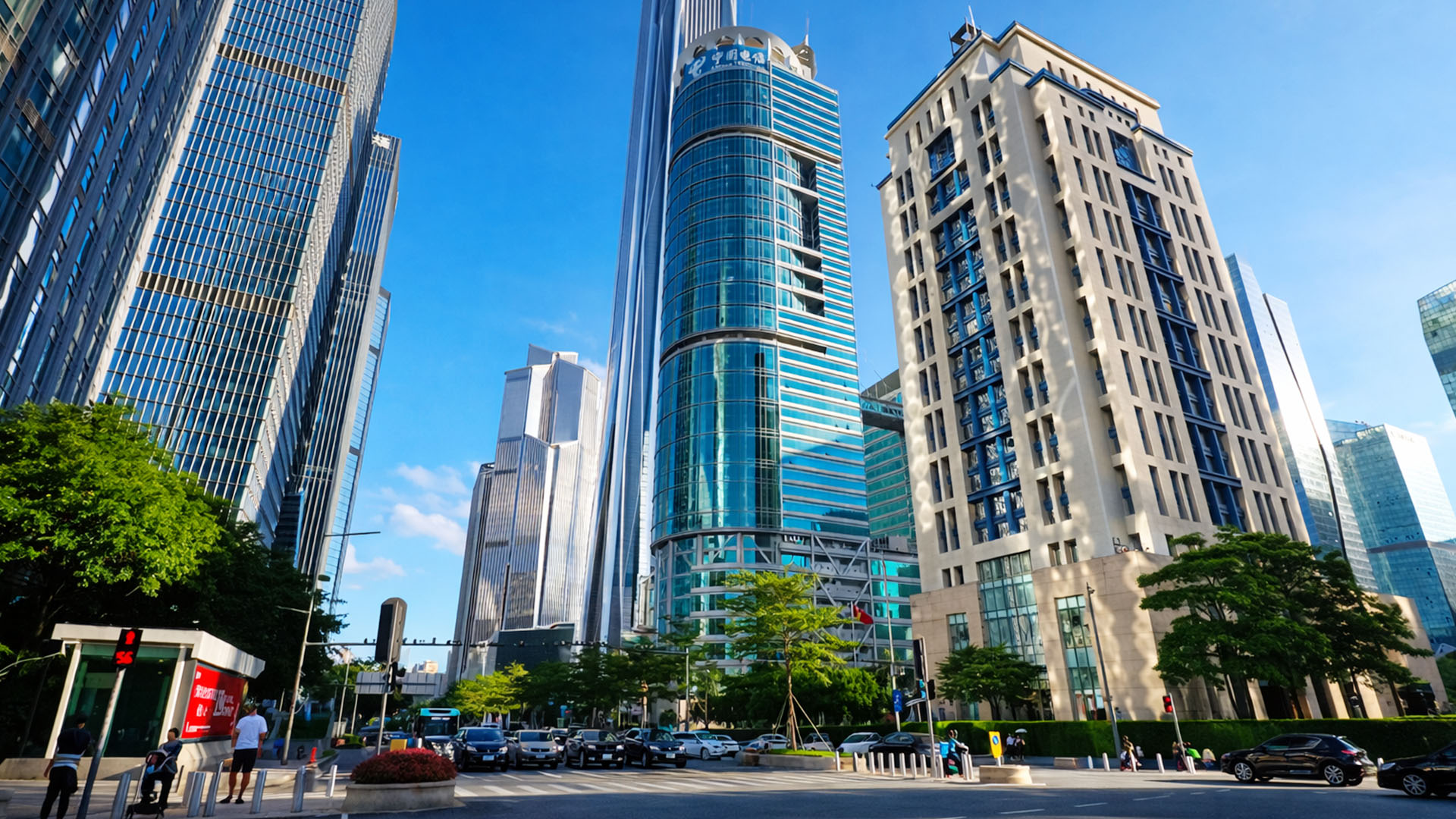 Shenzhen China blends classic and futuristic styles