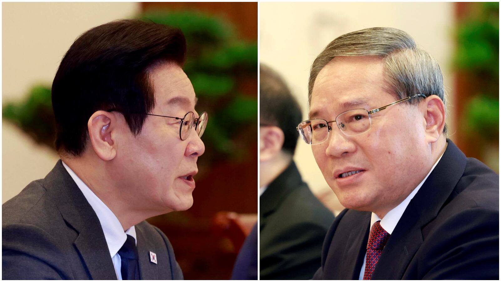 President Lee meets top three Chinese officials to strengthen ties