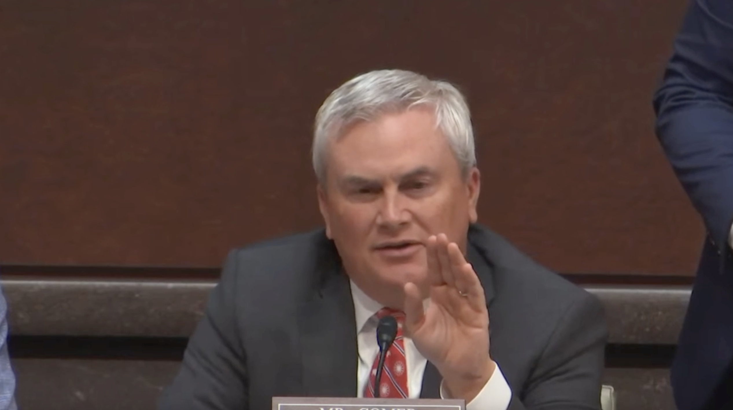 'That's enough': GOP Rep. James Comer wags his finger at female ...