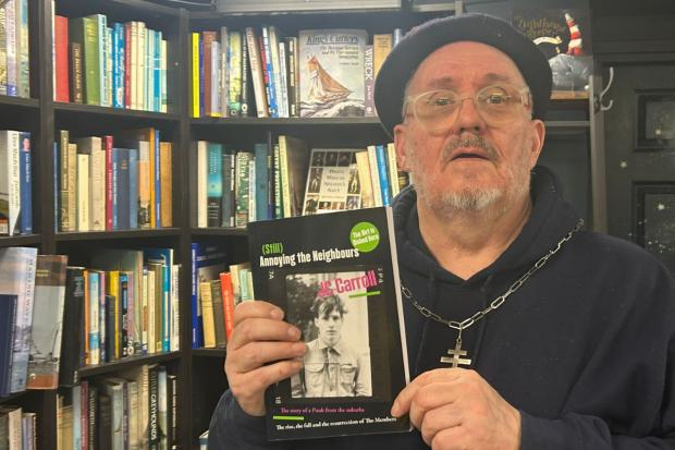 Punk guitarist takes to the stage for event at Medina Bookshop