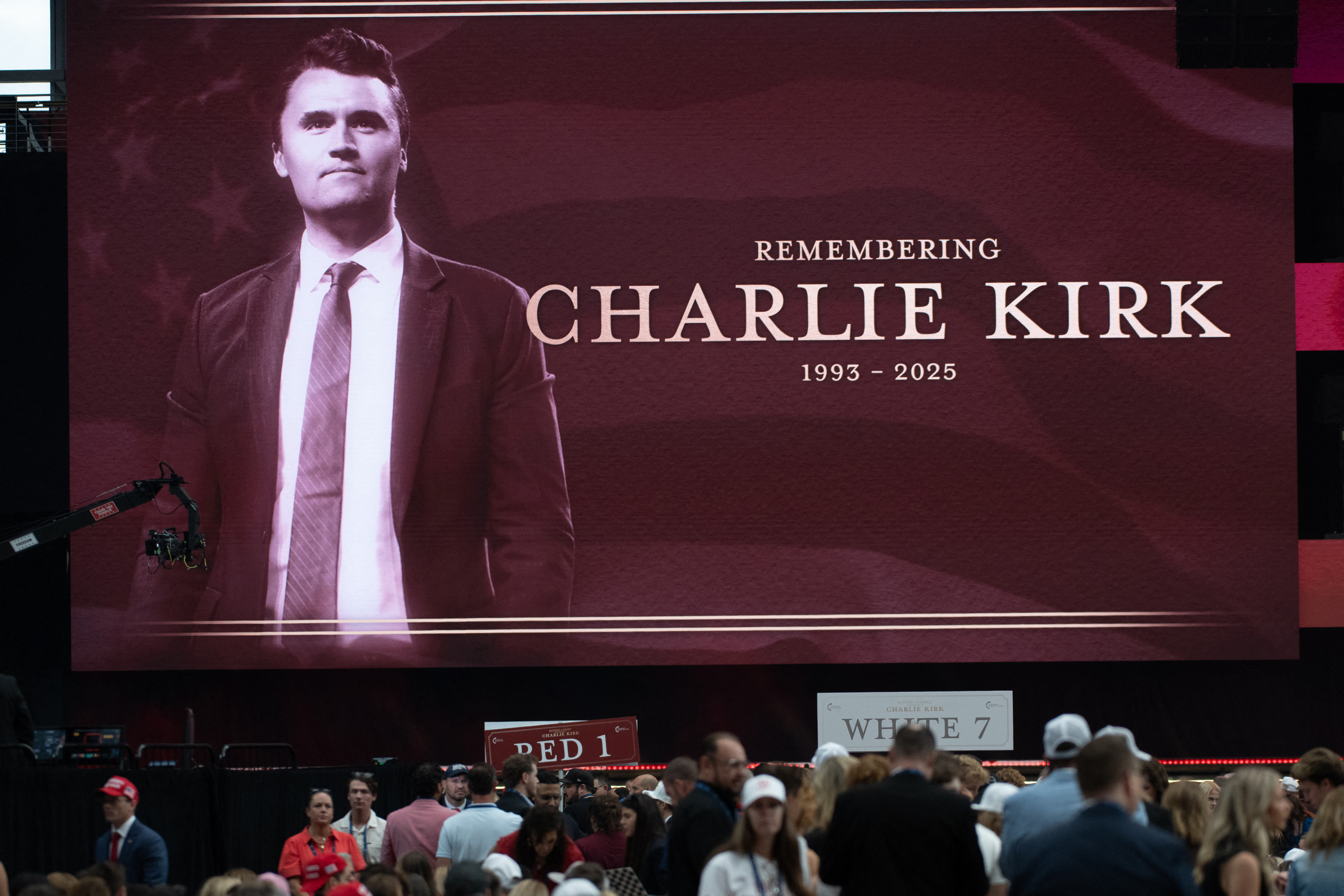 Turning Point USA faces backlash for recreating Kirk shooting site