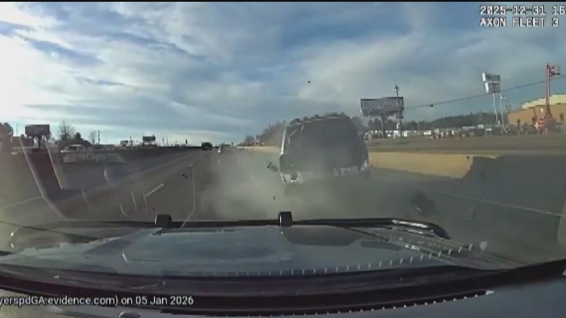 Video shows moment police catch fleeing driver accused of dragging ...