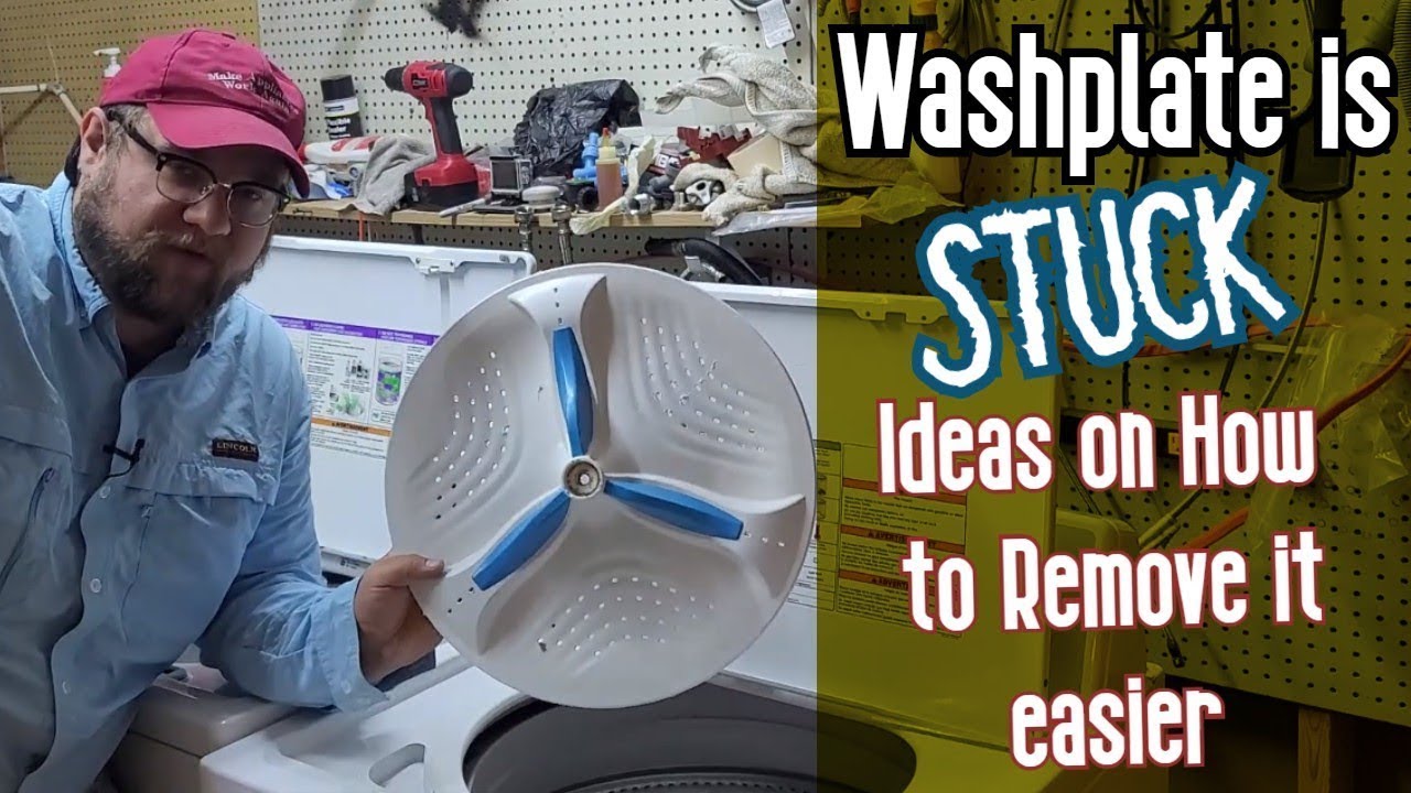 Washplate stuck - more ideas to remove a difficult Whirlpool wash plate