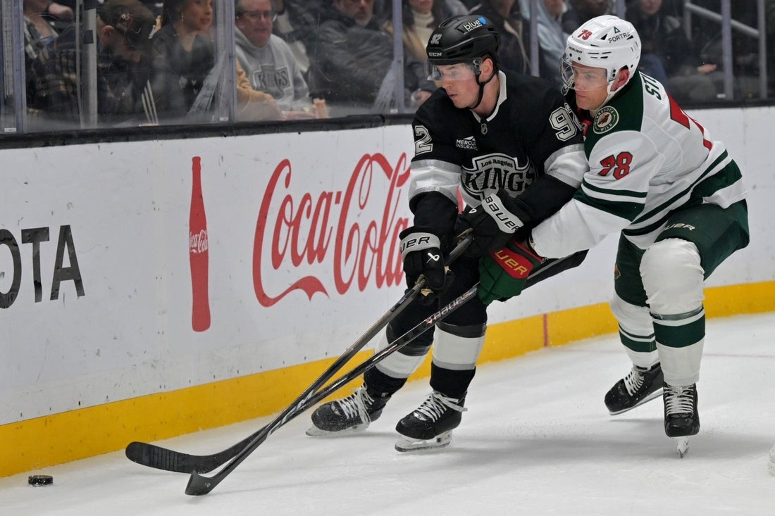 Kings beat Wild for 2nd time in 3 days, snap Minnesota's 6-game point ...