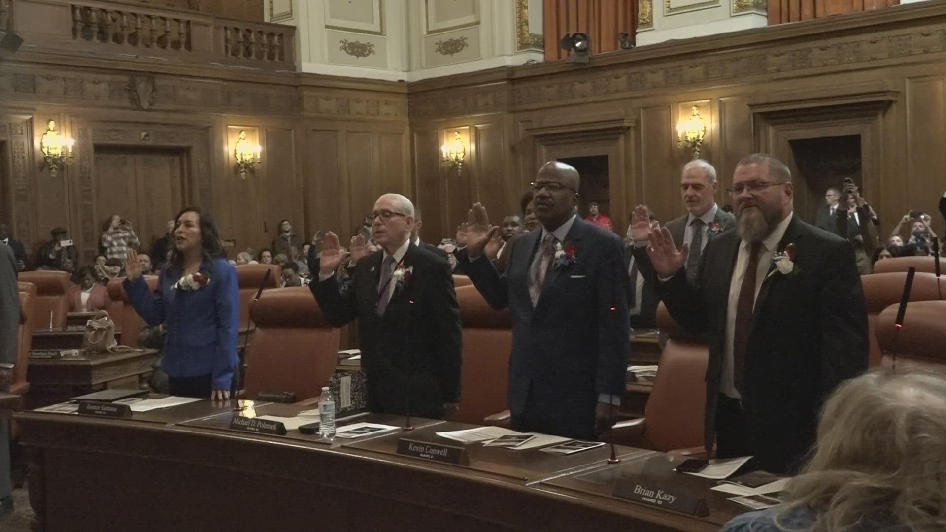 Cleveland City Council sworn in with 15 members, chamber's smallest ...