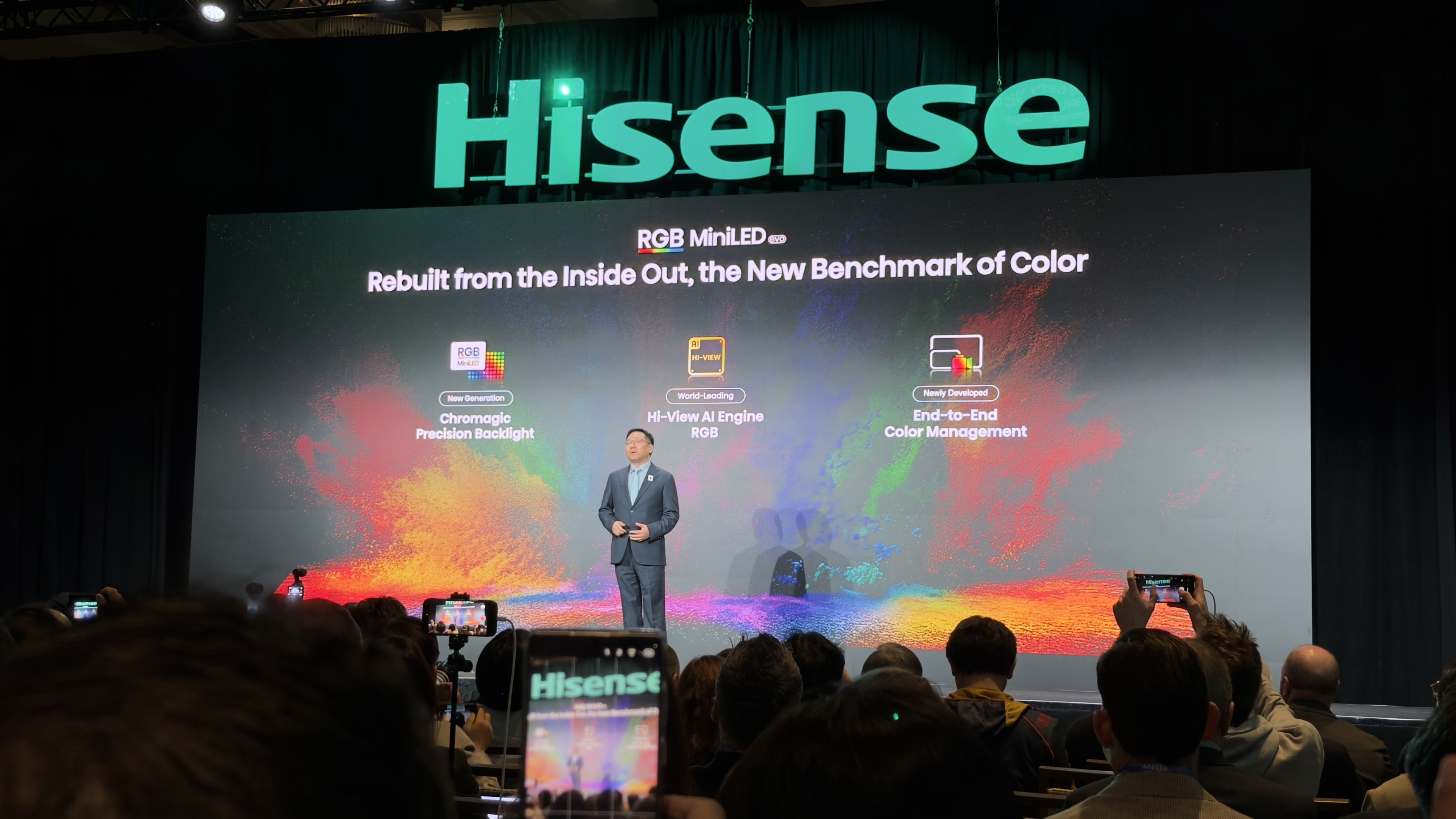 CES 2026: Hisense just announced the RGB MiniLED Evo