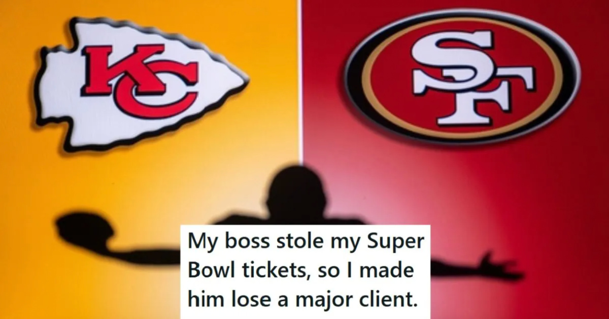 His boss was given Super Bowl tickets to pass on to him as a gift, but ...