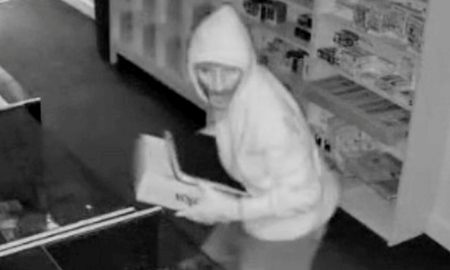 Moment thieves raid trading card shop and steal £10k of stock - but ...