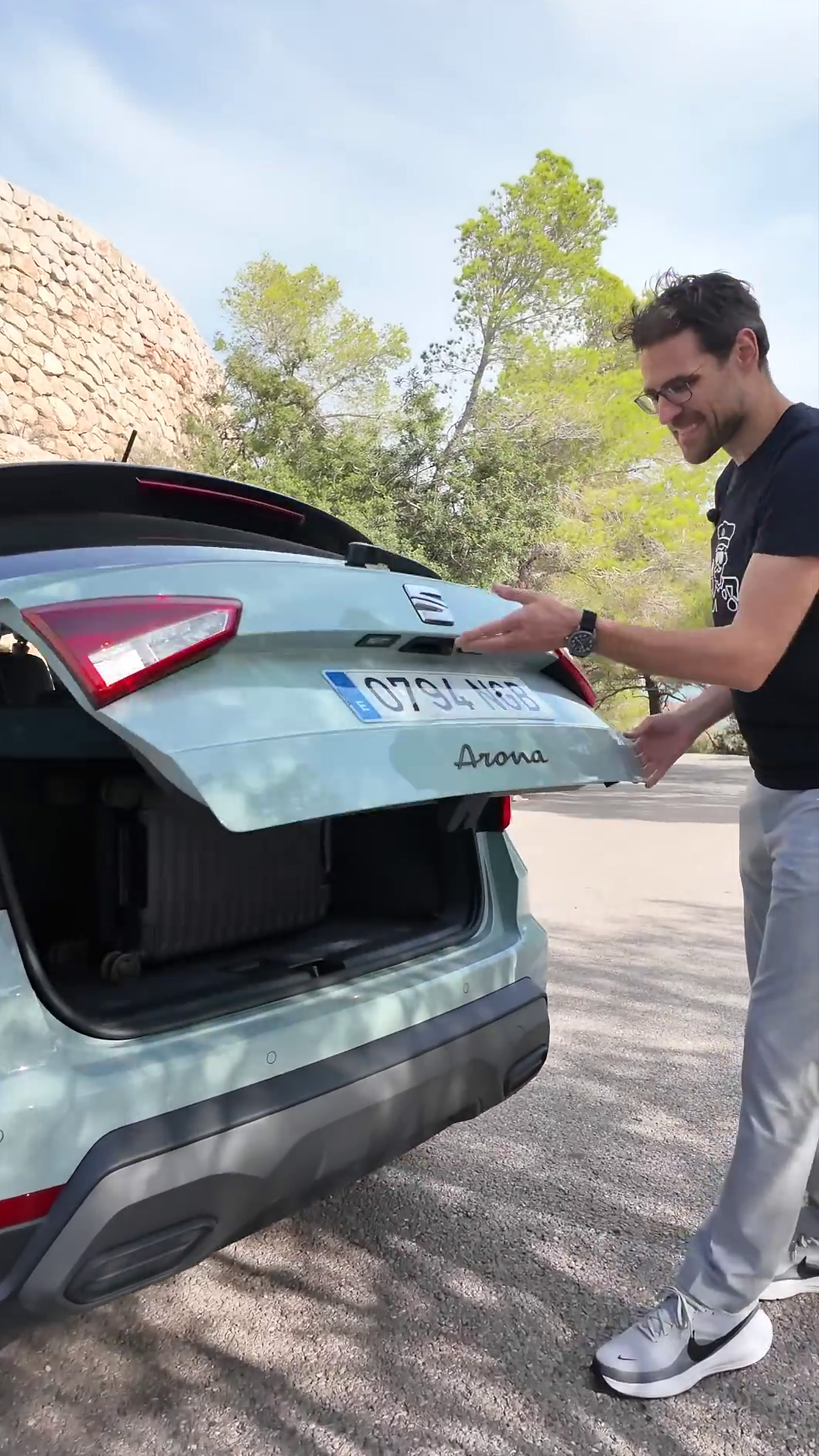 The Seat Arona offers solid trunk space