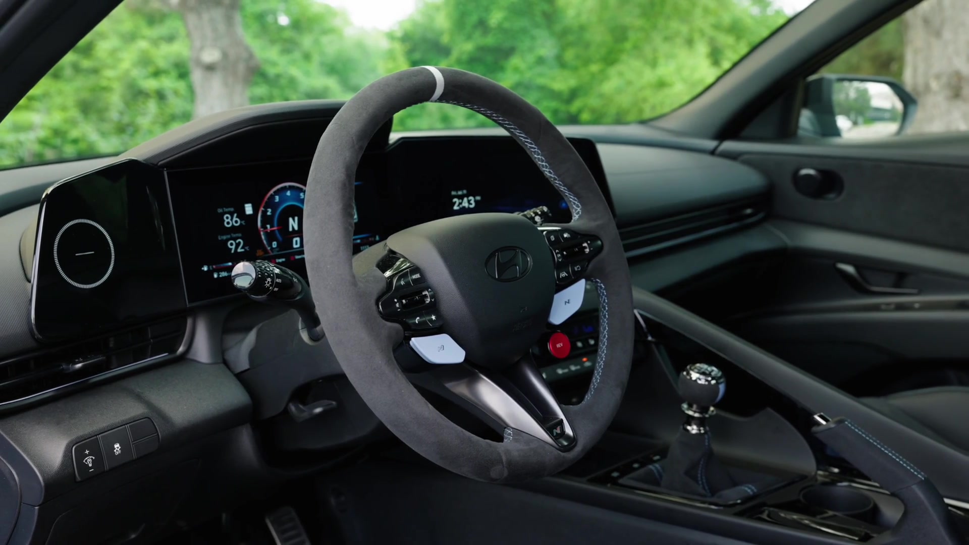 2026 Hyundai Elantra N TCR interior design