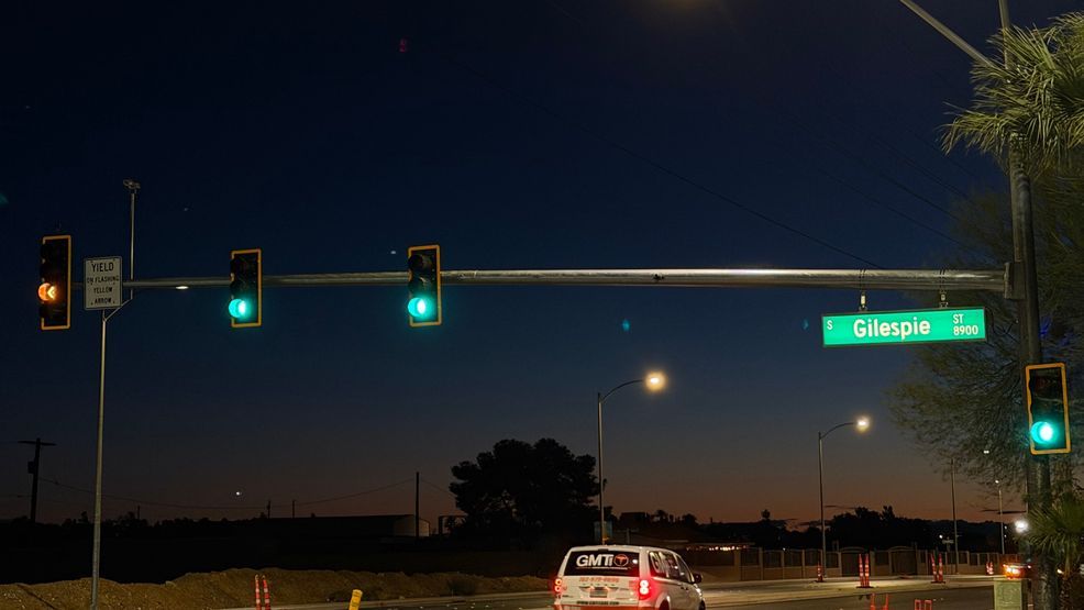 New traffic signal activated near Pebble, Gillespie aimed at enhancing ...
