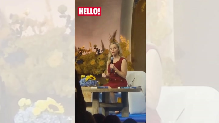 Watch: Reese Witherspoon tears up paying tribute to Diane Keaton