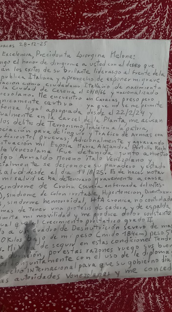 L’appello di Spinelli: "Presidente Meloni mi aiuti a uscire dal carcere ...