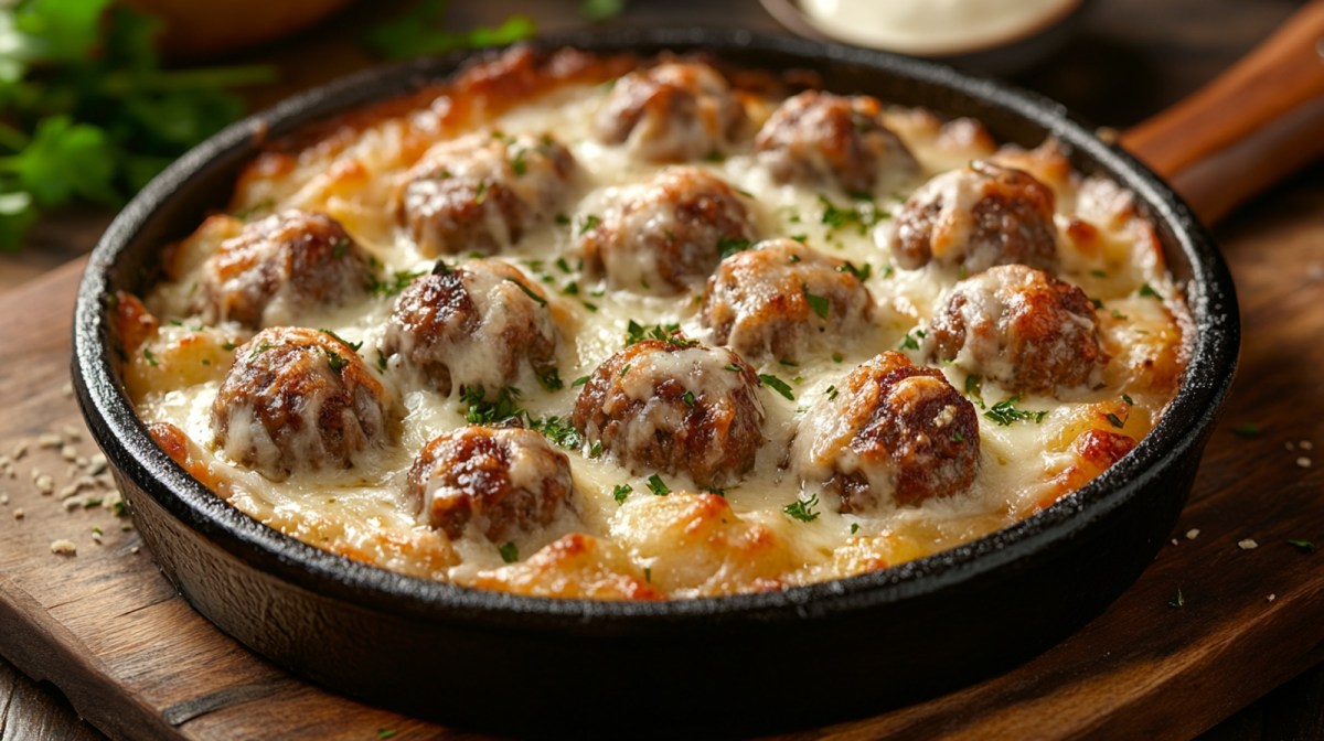 Neues Lieblingsgericht: Kartoffel-Hackbällchen-Auflauf