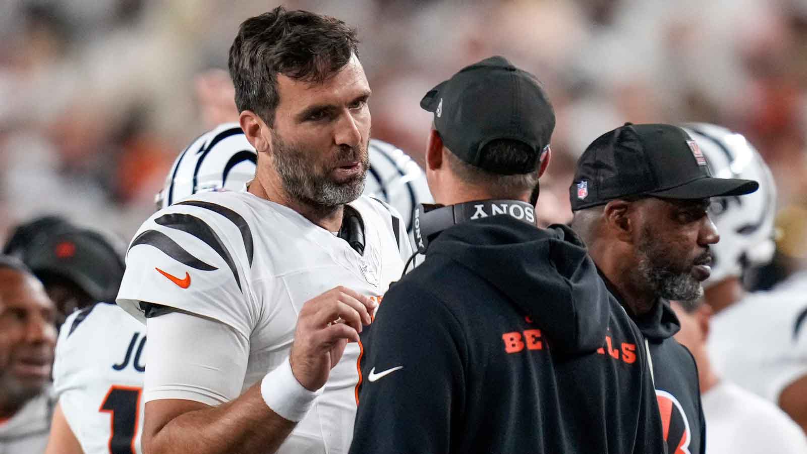 Bengals’ Joe Flacco sums up experience with Zac Taylor