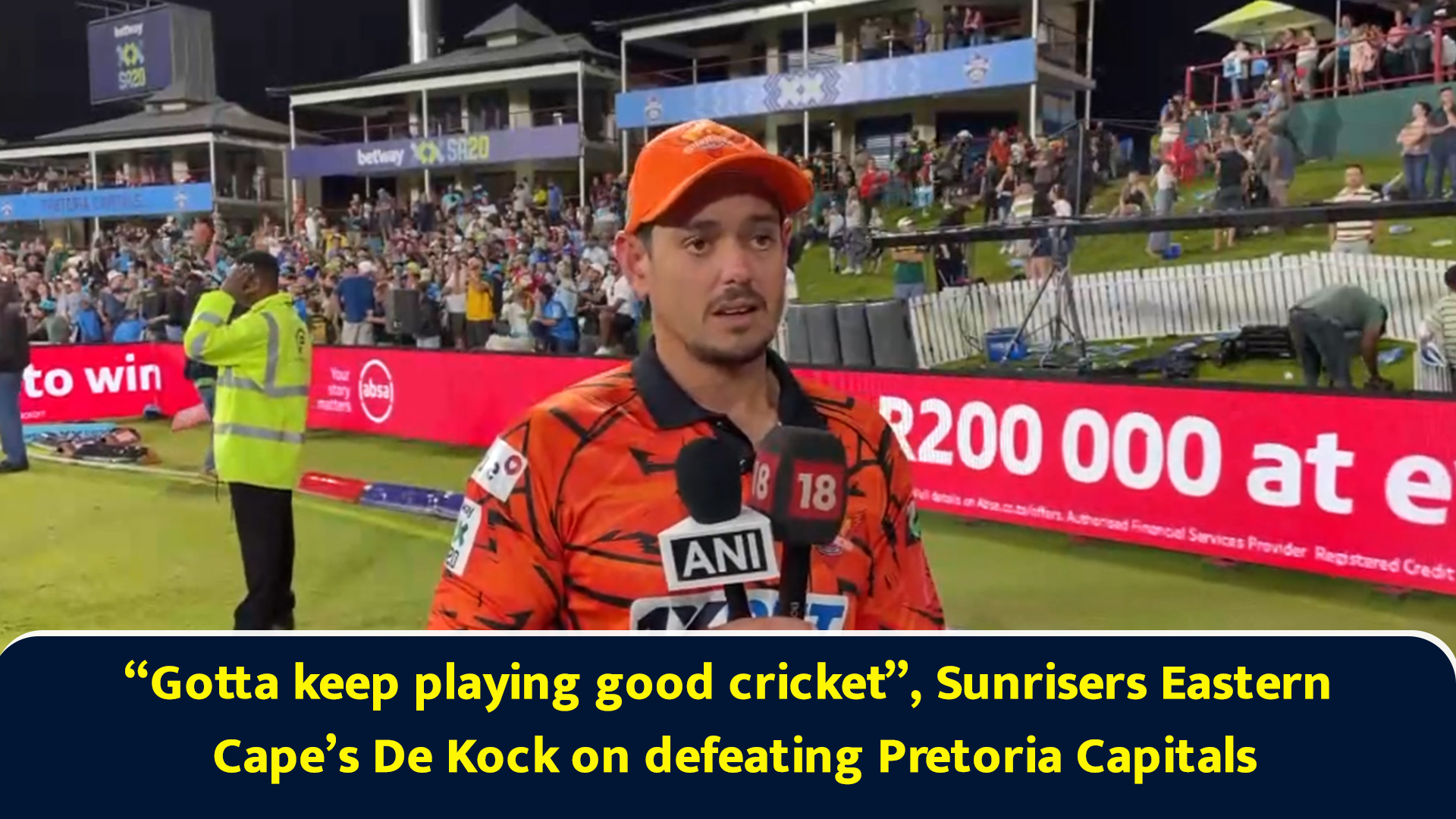 Gotta keep playing good cricket, Sunrisers Eastern Cape’s De Kock on ...